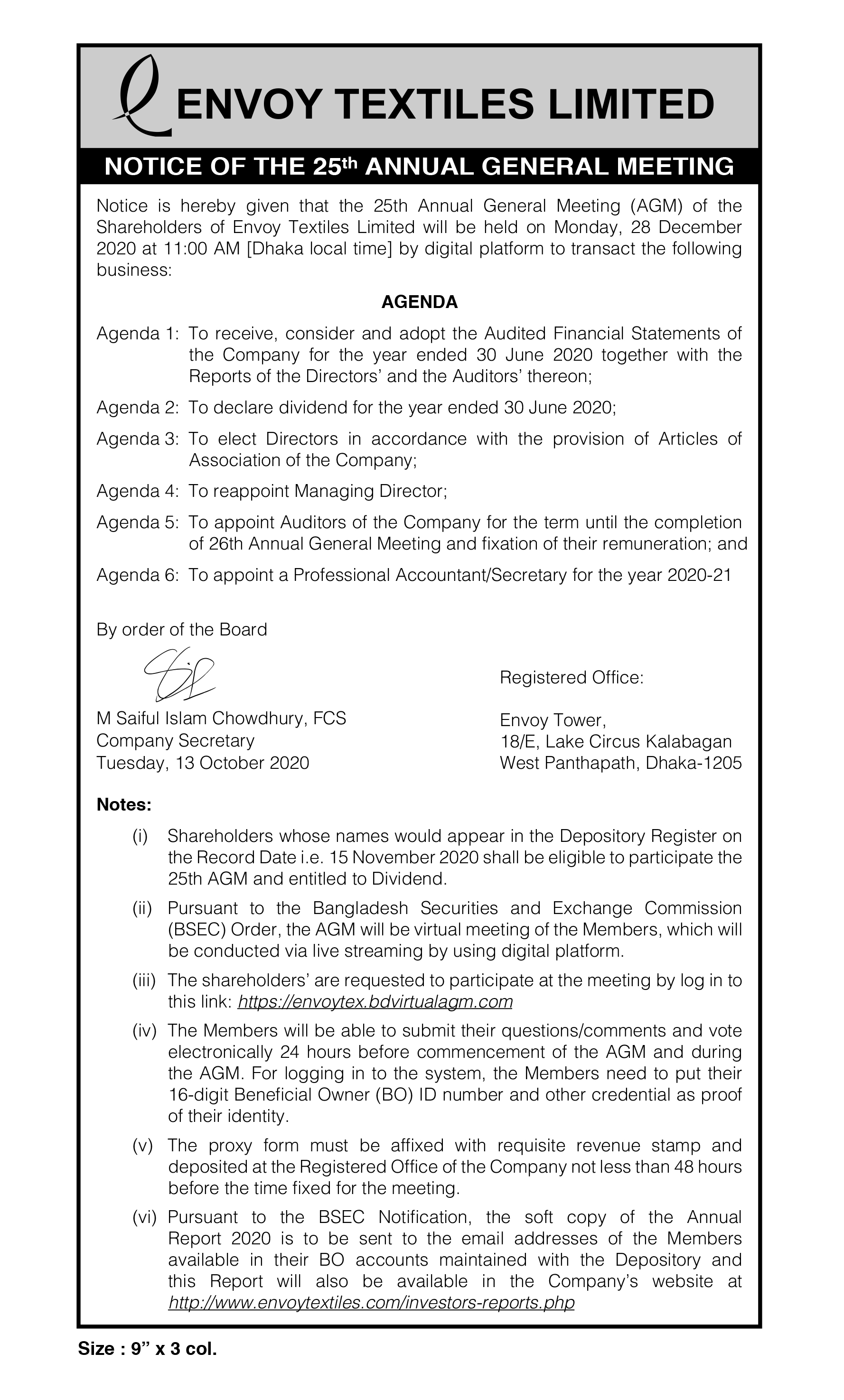 Envoy Textiles LTD | LEED Certified Platinum