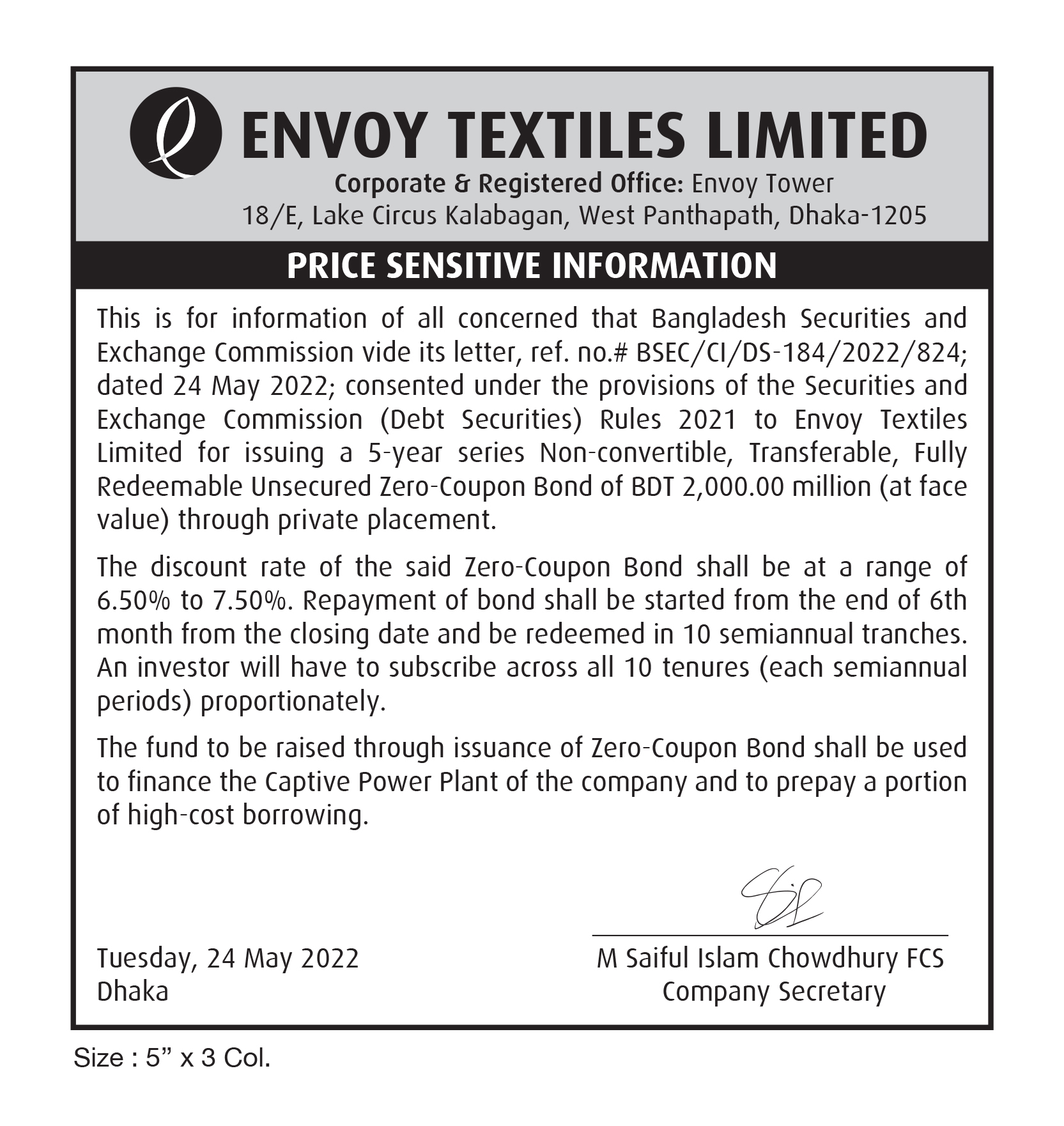 Envoy Textiles LTD | LEED Certified Platinum