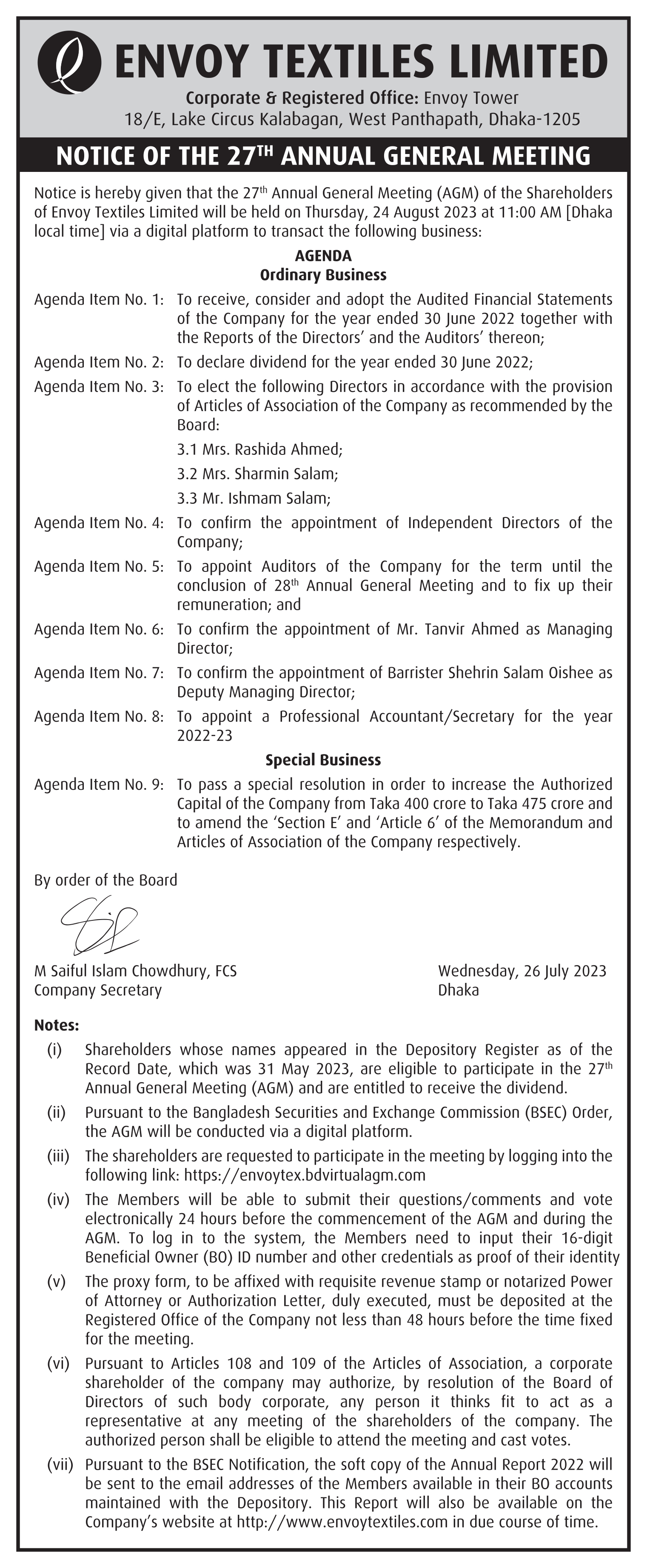 Envoy Textiles LTD | LEED Certified Platinum